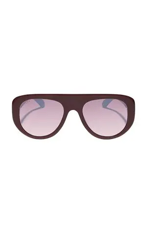 DIFF EYEWEAR Sunglasses - Ruby Red & Burgundy Gradient