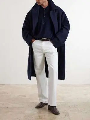 Dries Van Noten Muano Merino Wool Polo Shirt