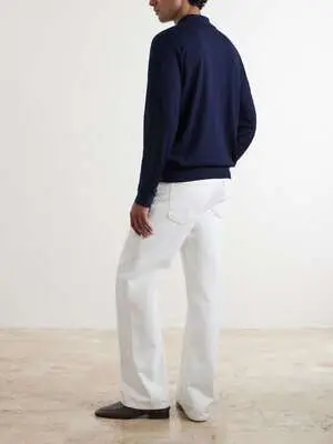 Dries Van Noten Muano Merino Wool Polo Shirt