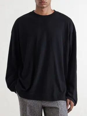 Dries Van Noten Hegland Cotton-jersey T-shirt