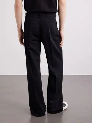 Rick Owens Geth Wide-leg Wool Jeans