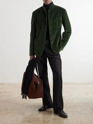 Massimo Alba Gstaad Cotton-velvet Jacket