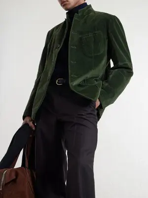 Massimo Alba Gstaad Cotton-velvet Jacket