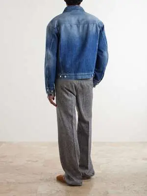 Dries Van Noten Paneled Cotton-denim Trucker Jacket