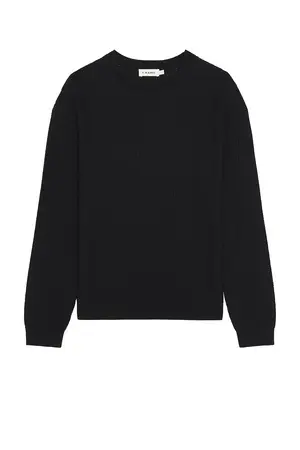 FRAME Textured Crewneck Sweater - Dark Navy