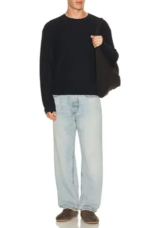 FRAME Textured Crewneck Sweater