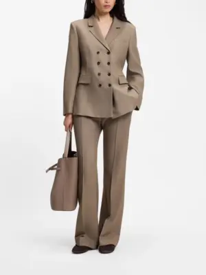 BOSS Double-breasted Blazer With Black Buttons