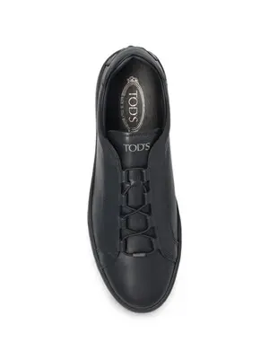 TOD'S Leather Sneakers - Black