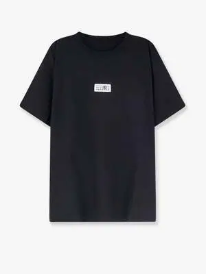MAISON MARGIELA Numeric Cotton Tshirt - Black