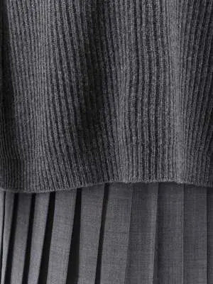 SEMICOUTURE Oliva Merino Wool Blend Short Dress