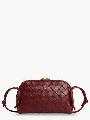Bottega Veneta Concert Pouch Leather Shoulder Bag With Intrecciato Pattern