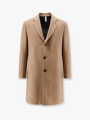 HEVO Cassano Virgin Sheep's Wool Coat - Beige