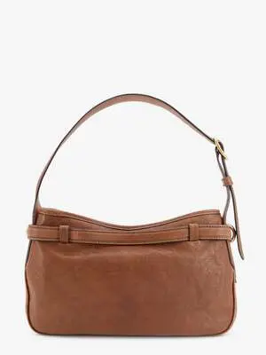 Miu Miu Aventure Leather Bag With Embossed Front Logo