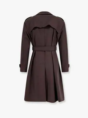 Tagliatore Water Repellent Virgin Wool Trench Coat