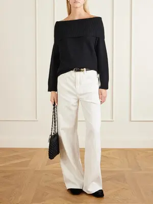 Loulou De Saison Sibyl Turtleneck Cashmere-blend Sweater