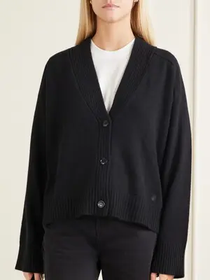 Loulou De Saison Kaia Cashmere Cardigan - Black