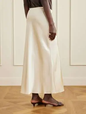 JOSEPH Isaak Silk-satin Maxi-skirt