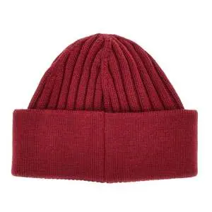 Emporio Armani Knitted Beanie Hat With Logo Embroidery