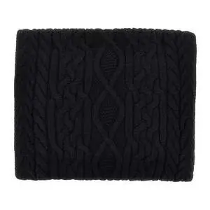 Emporio Armani Wool-blend Scarf With Logo Label