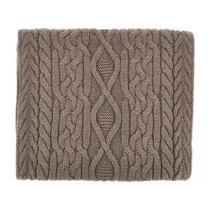 Emporio Armani Wool-blend Scarf With Logo Label