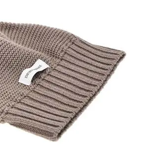 Emporio Armani Knitted Beanie Hat With Logo Label