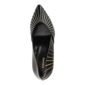 Versace Nappa Leather Pumps