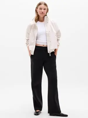 Athleta Form Knit Mid Rise Straight Pant - Black