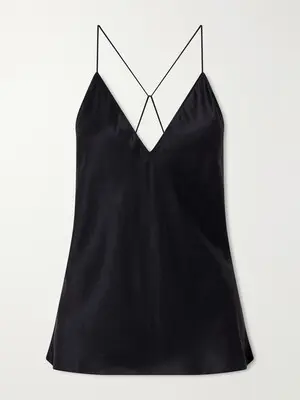 NILI LOTAN Emile Silk-satin Cami