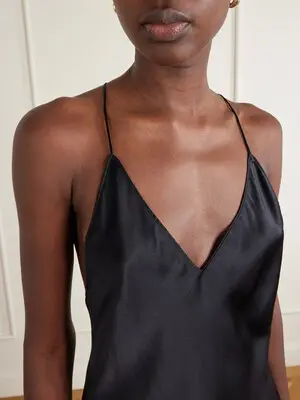 NILI LOTAN Emile Silk-satin Cami