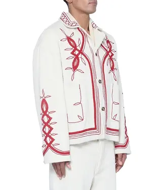 BAZISZT Bazyiszt Embroidered Cotton Jacket