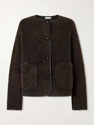 Altuzarra Irving Alpaca-blend Jacket - Brown