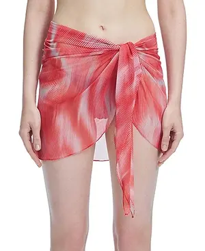 MOEVA Evita Cover Up Pareo Resortwear - Red