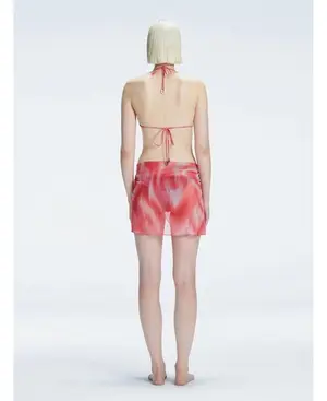 MOEVA Evita Cover Up Pareo Resortwear - Red