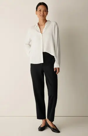 Eileen Fisher Tapered Ankle Pants