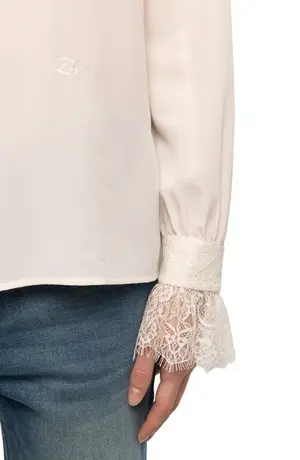 Zadig&Voltaire Thely Lace Silk Shirt