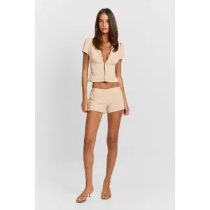 SASHA THERESE Raven Mini Short - Natural