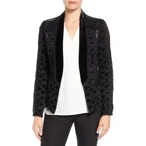 Kobi Halperin Pippa' Velvet & Lace Jacket