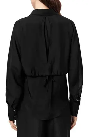 ALLSAINTS Cory Long Sleeve Shirt - Black