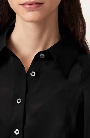 ALLSAINTS Cory Long Sleeve Shirt - Black