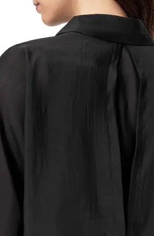 ALLSAINTS Cory Long Sleeve Shirt - Black