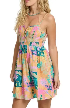 BILLABONG Fever Dream Cotton Minidress