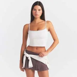 SKIMS Cami Top | White | | Nike Ribbed Seamless - Ivory