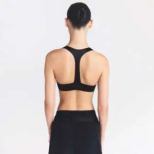 SKIMS Plunge T Back Bra | Black | | Nike Satin Shine