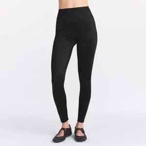 SKIMS Bonded Waist 26" Legging | Black | | Nike Satin Shine - Obsidian