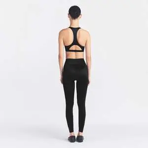 SKIMS Bonded Waist 26" Legging | Black | | Nike Satin Shine - Obsidian