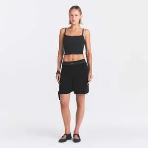 SKIMS Short | Black | | Nike Stretch Knit - Obsidian