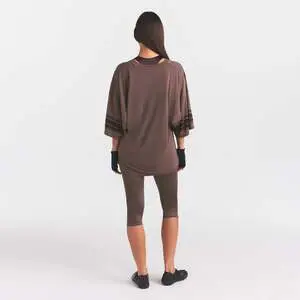 SKIMS Oversized V Neck Top | Deep Neutral | | Nike Stretch Knit