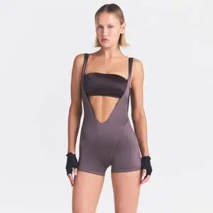 SKIMS Suspender 2.5" Onesie | Deep Neutral | | Nike Satin Shine