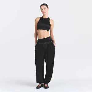 SKIMS Balloon Pants With Elastic Waistband And Cuffed Ankles