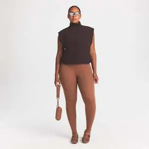 SKIMS Oversized Vest - Dark Roast